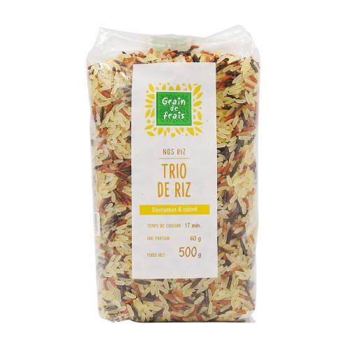 Grossiste Trio de riz paquet 500g Grain de Frais CT 15 x 500 gr - prix ...