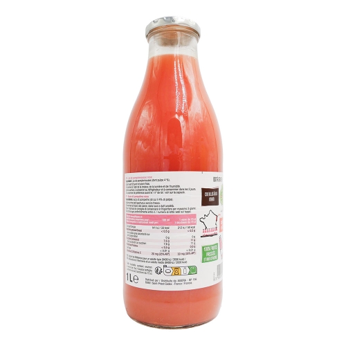 Grossiste Pur jus de pamplemousse rose bouteille 1l CT 6 - prix en gros