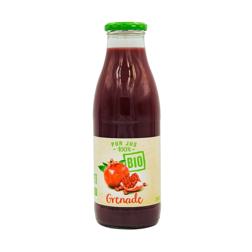 Grossiste Pur Jus de Grenade BIO bouteille 75cl CT 6 - prix en gros