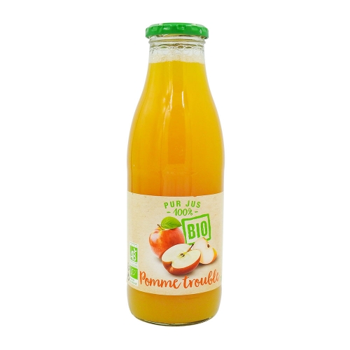 Grossiste Pur jus pomme BIO bouteille 75cl CT 6 - prix en gros